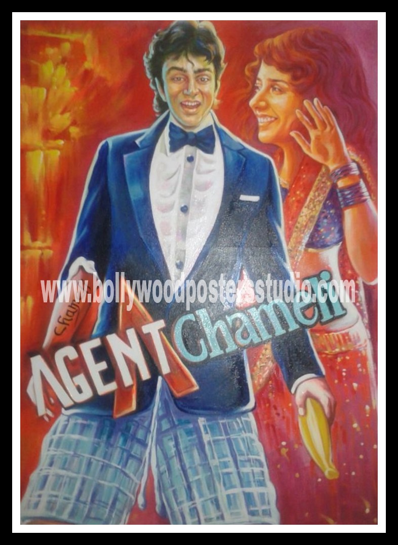 Custom painted bollywood movie posters - Custom Bollywood Posters Studio